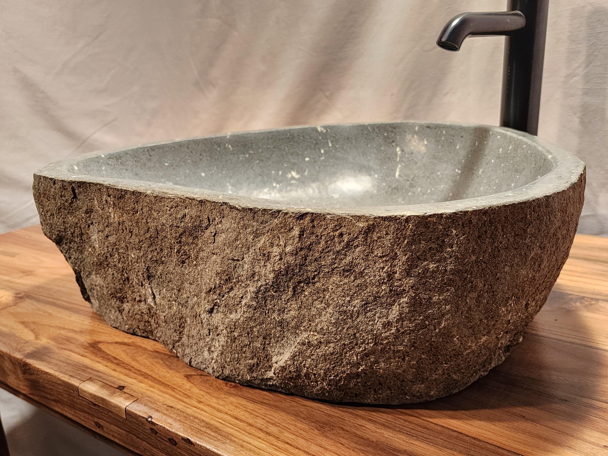 Andesite Natural Stone Vessel Sink – Impact Imports