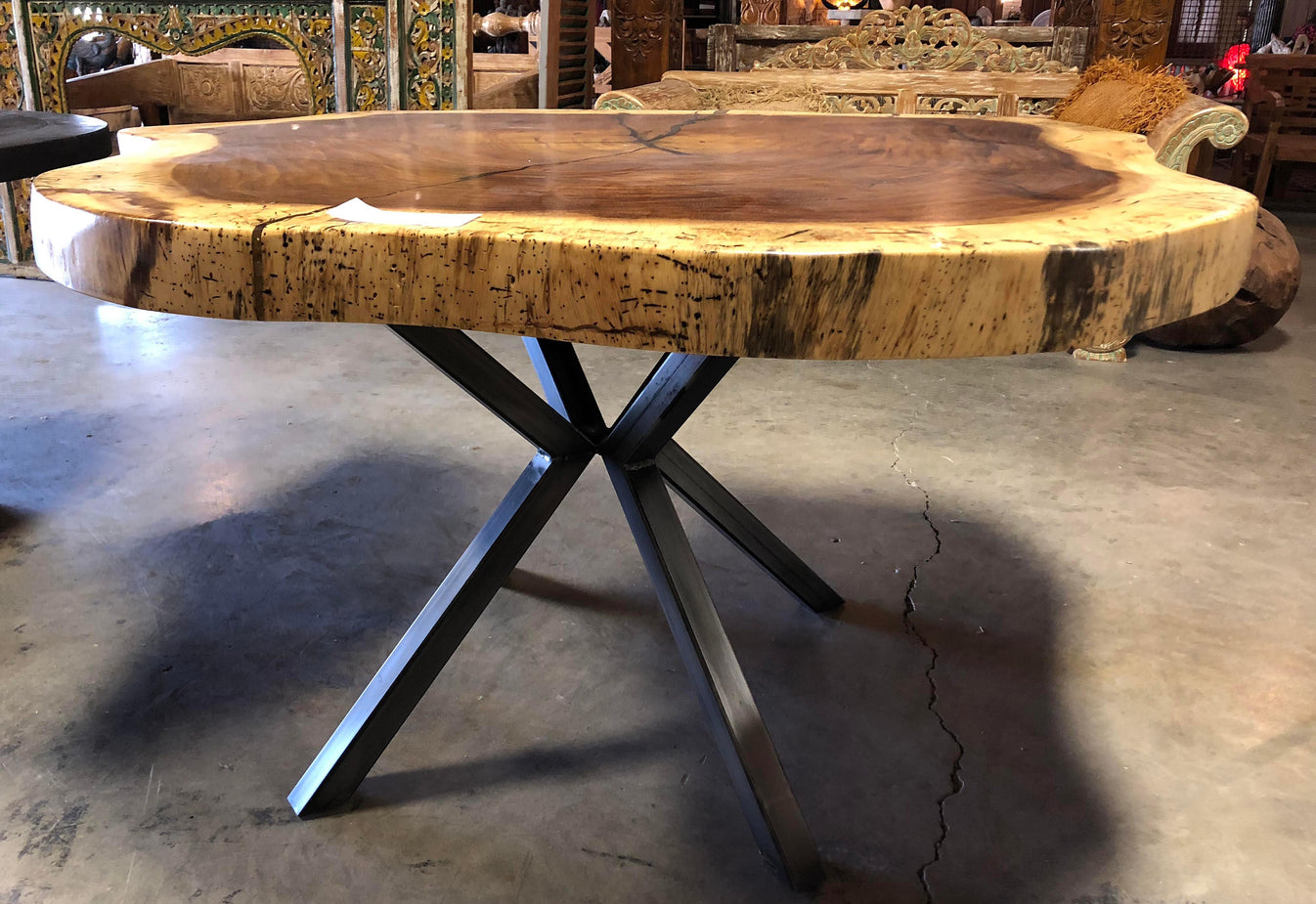 Steel Table Legs, STAR PEDESTAL Style – Impact Imports