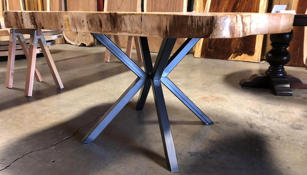Steel Table Legs, STAR PEDESTAL Style – Impact Imports