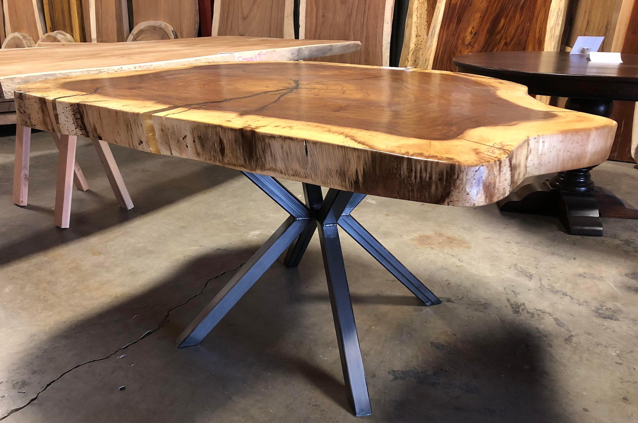 Steel Table Legs, STAR PEDESTAL Style – Impact Imports