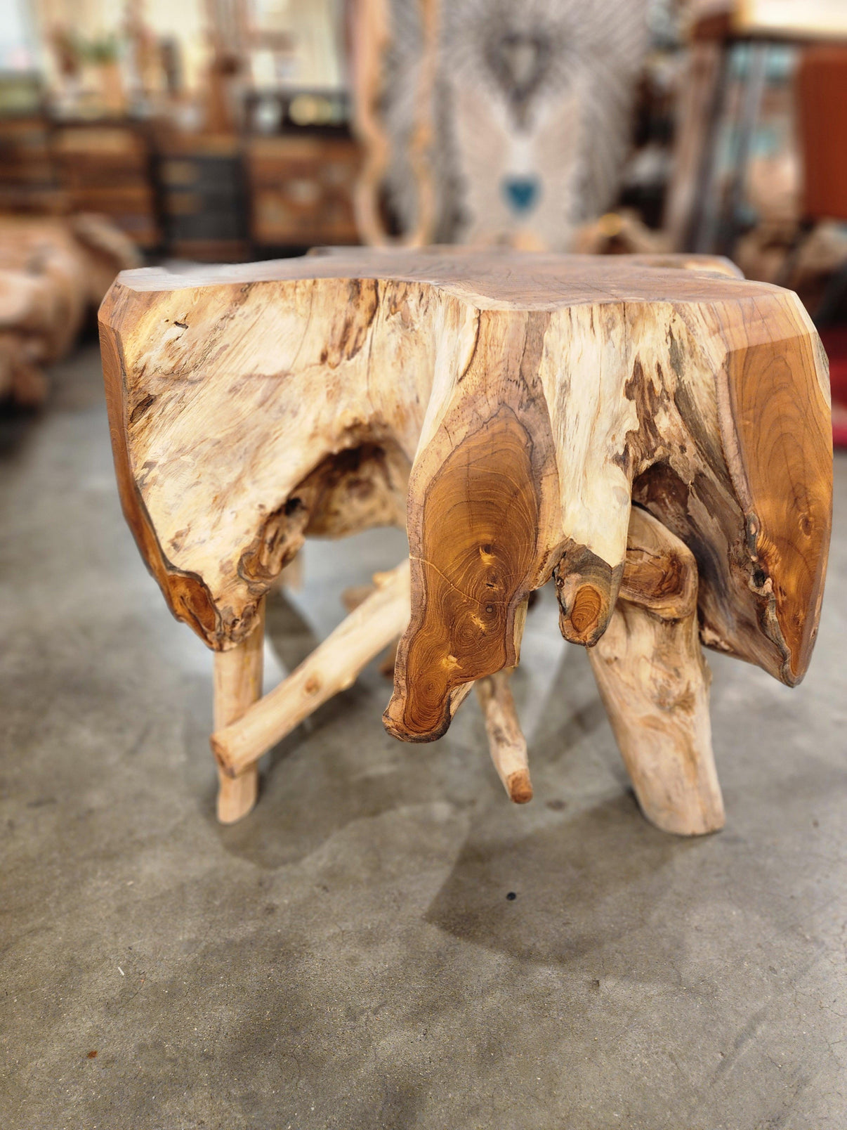 Teak Root Side Table - TRST1 – Impact Imports